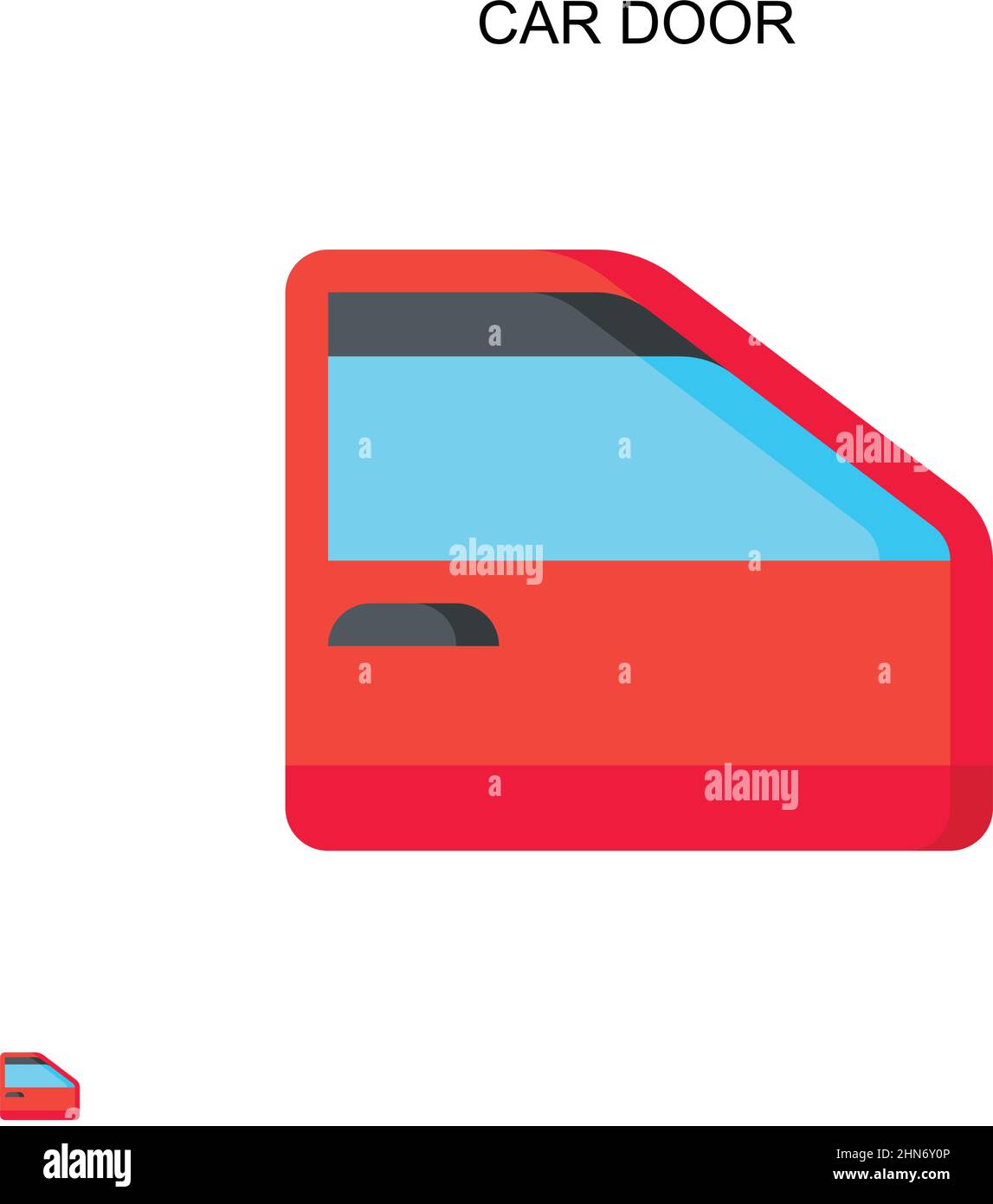 Open car door Stock Vector Images - Alamy