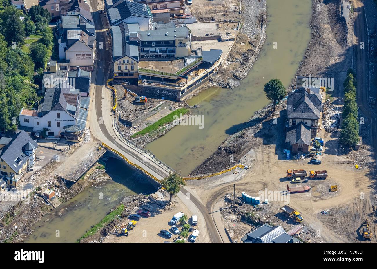 Flooded area on the river ahr in altenahr hi-res stock photography and ...