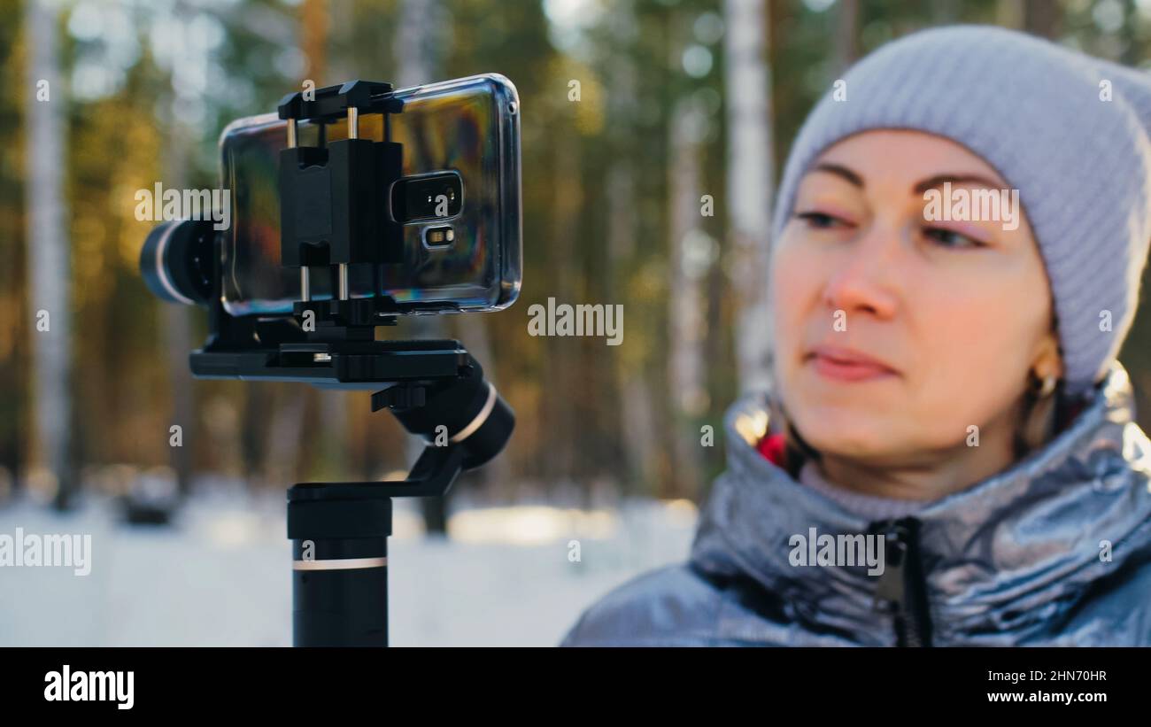 Slow motion video aged woman hi-res stock photography and images - Alamy