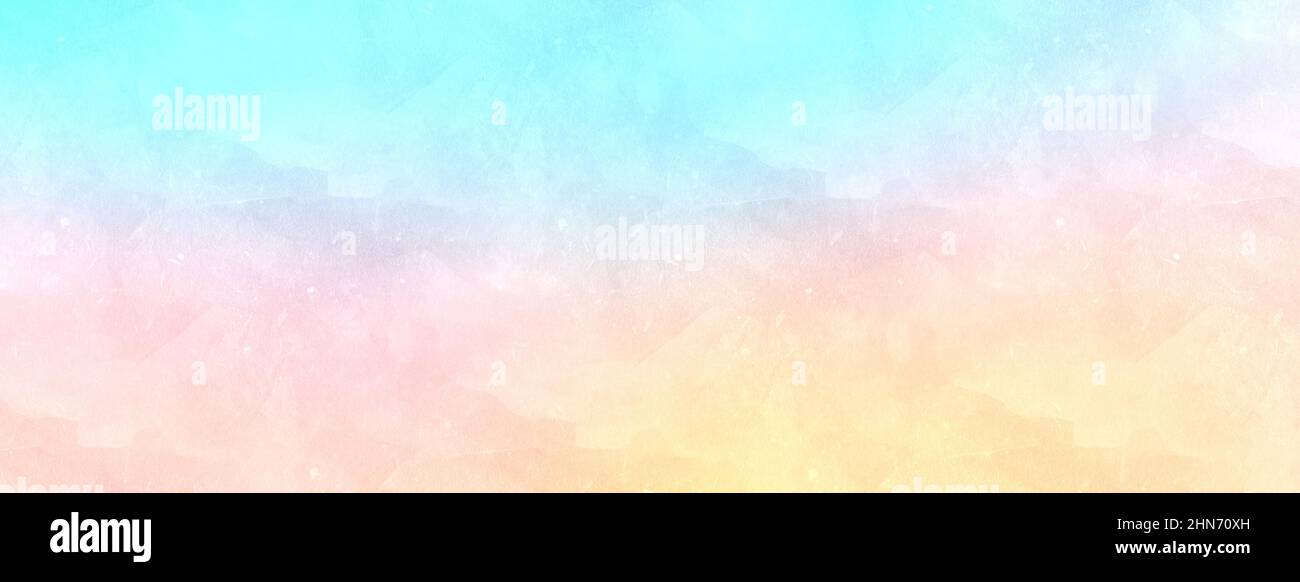 Fantasy lcolorful watercolor background with ombre efect. Panoramic ...