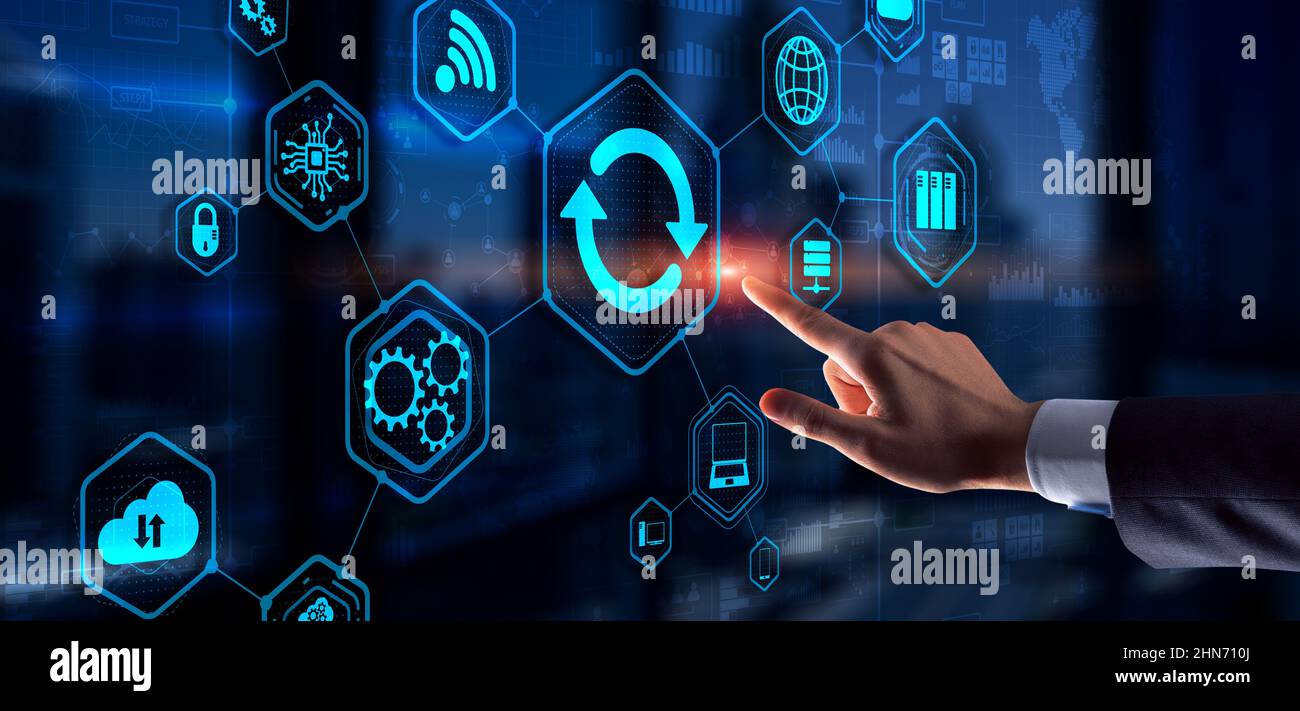 Update Software Application and hardware upgrade concept 2022 Stock ...