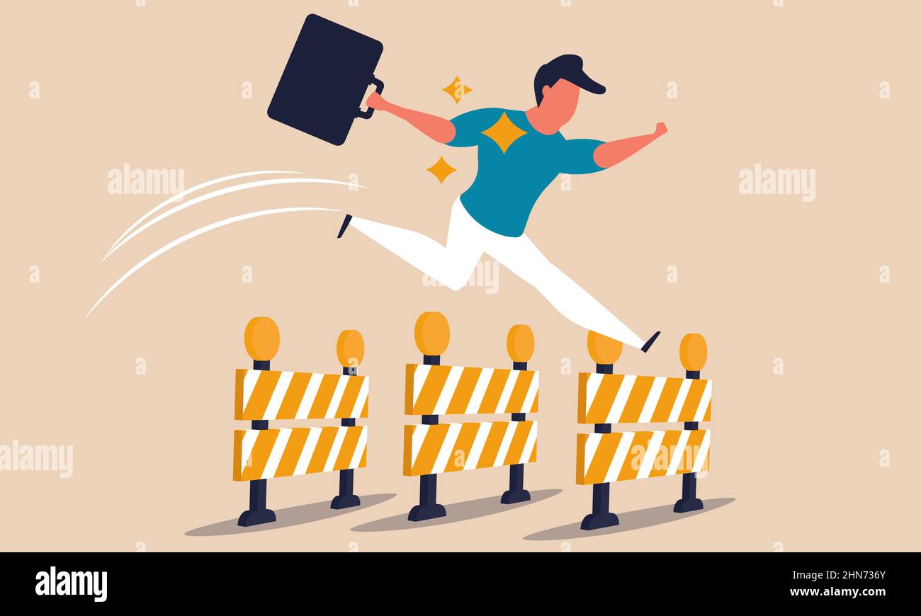 Champion hurdle challenge Stock Vector Images - Alamy