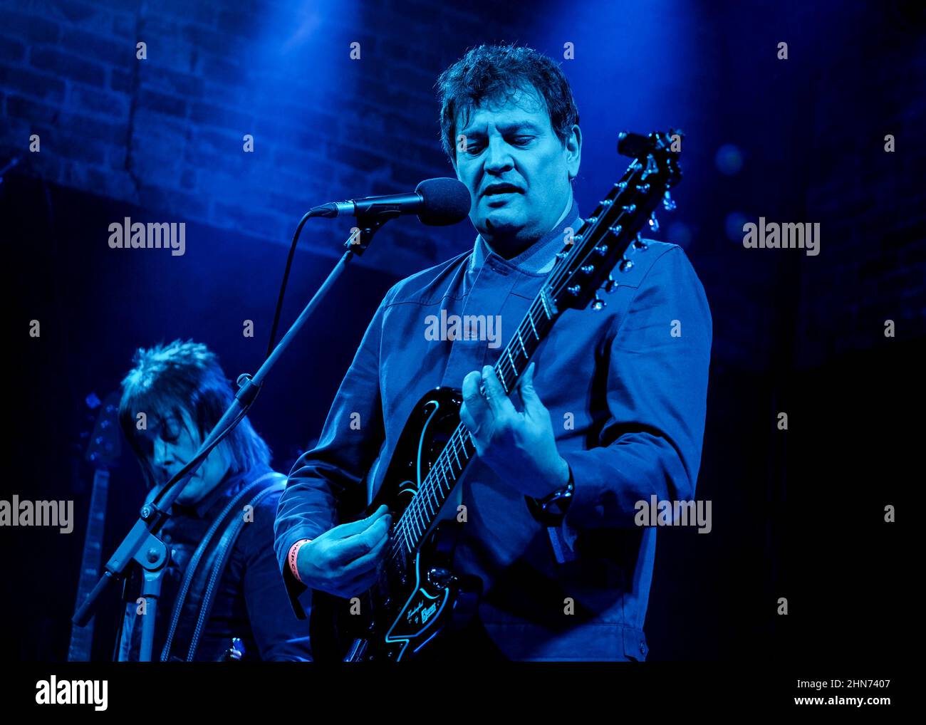 Southampton Uk 11th Feb 2022 Bassist Mick Couch And Lead Vocalist