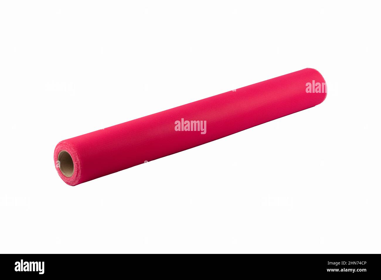 Tulle roll. Greek Tulle 5 meter roll isolated on white background ...