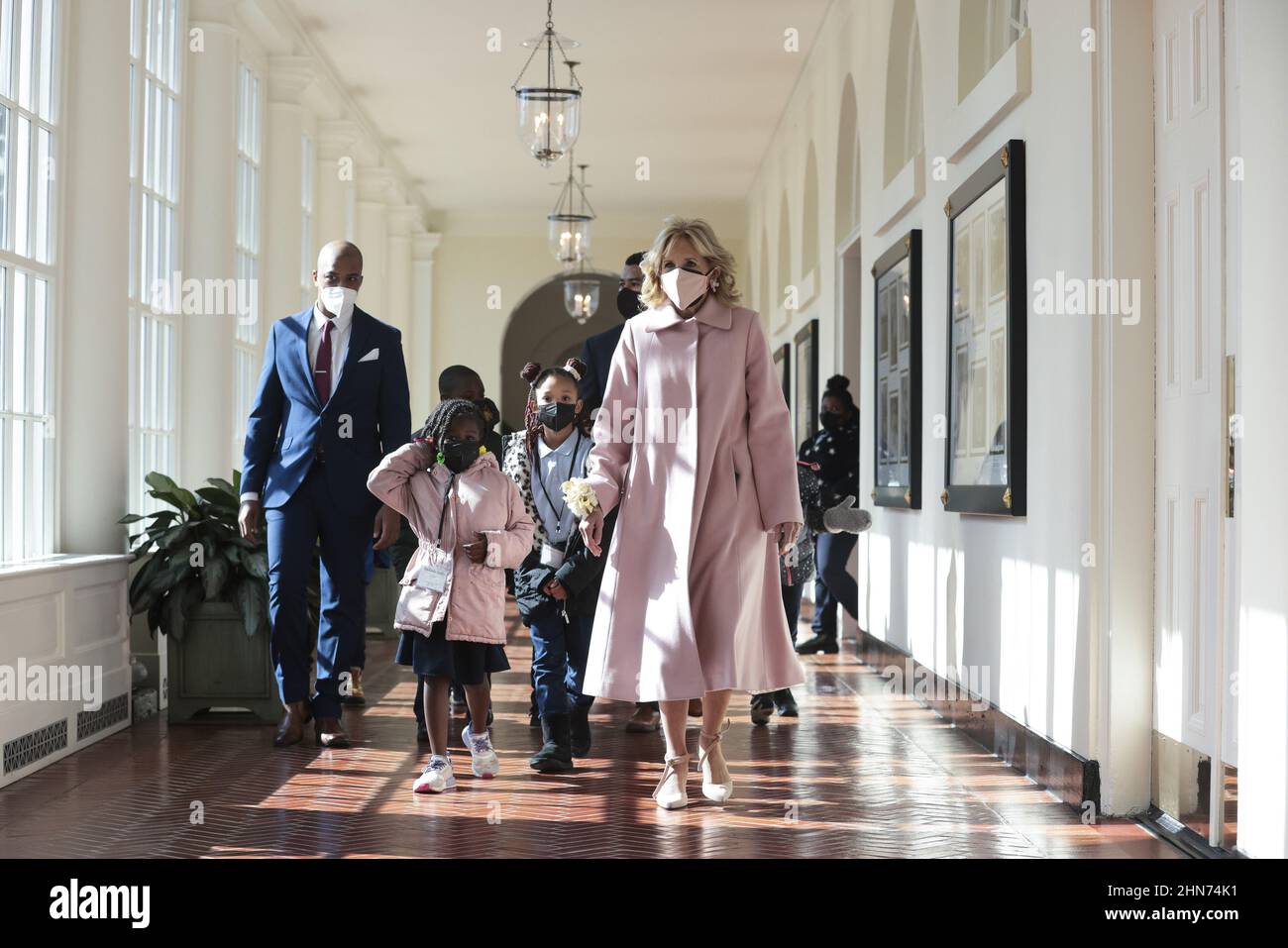 Washington, United States. 14th Feb, 2022. U.S. first lady Jill Biden ...
