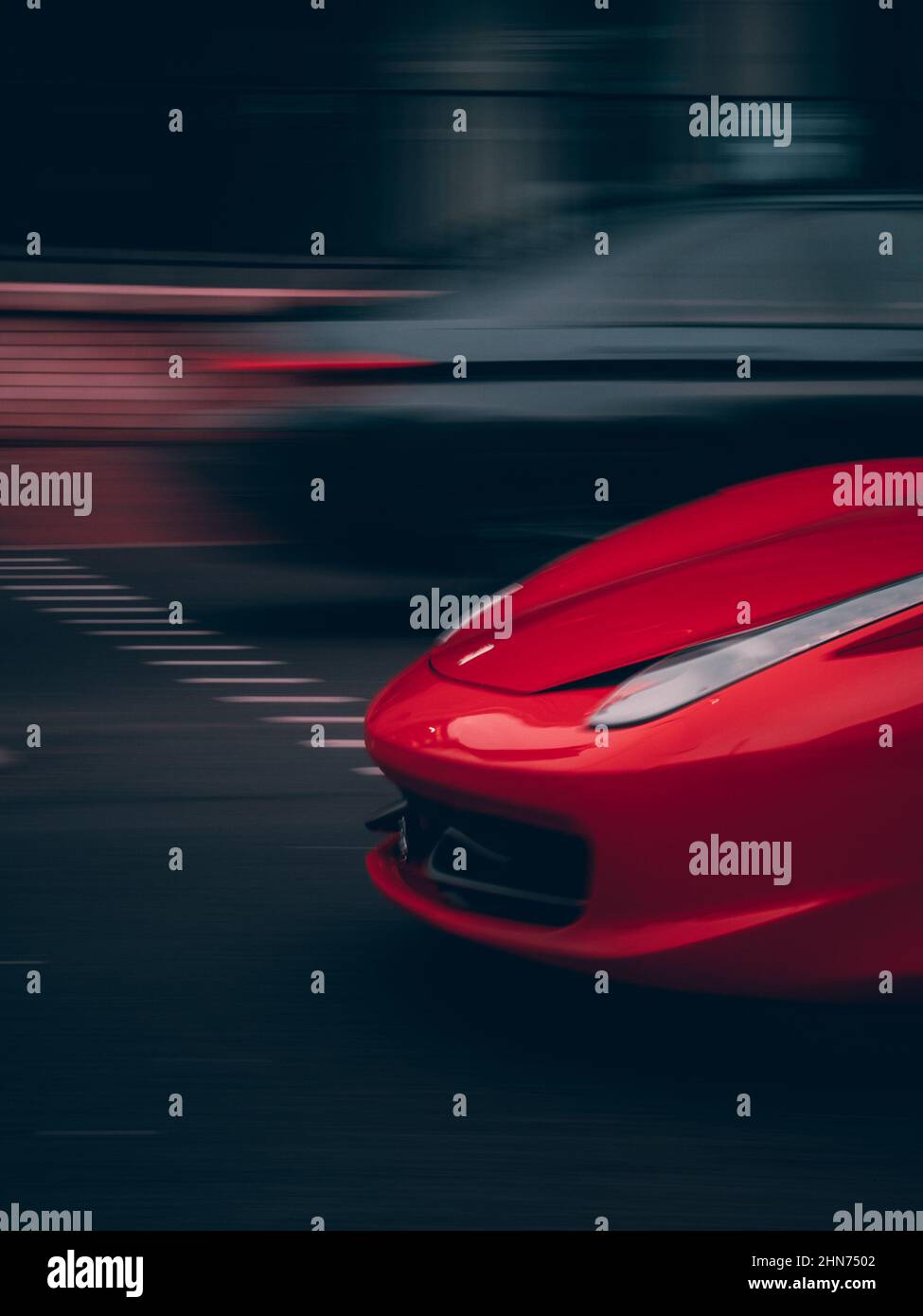 Ferrari panning shot hi-res stock photography and images - Alamy