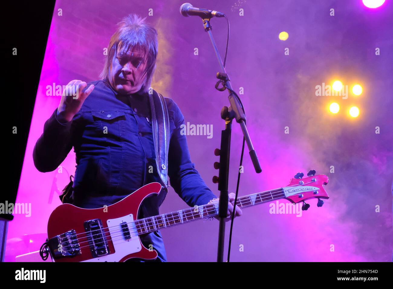 Southampton, UK. 12th Feb, 2022. Bassist Mick Couch, formerly from The ...