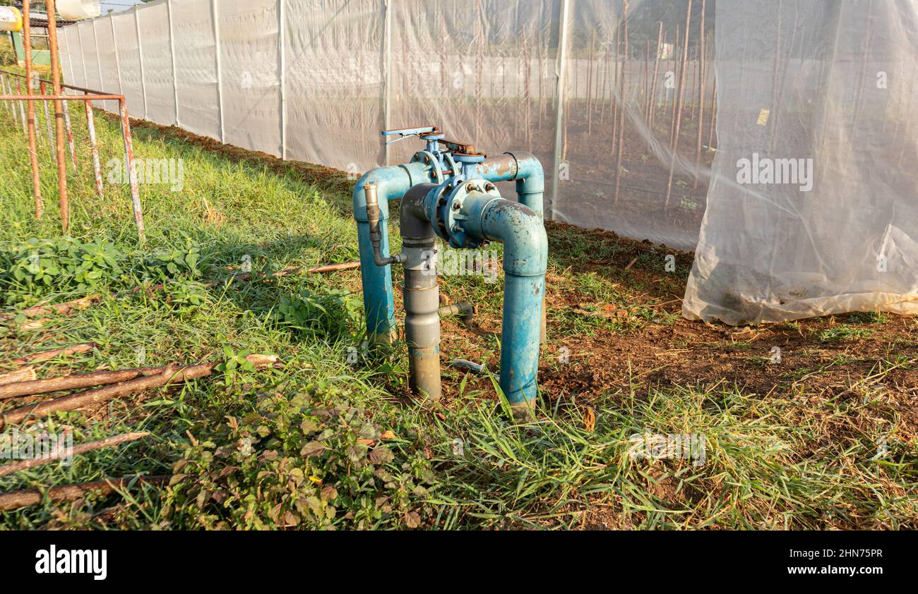 Some irrigation tools and equipment used in agriculture Stock Photo - Alamy