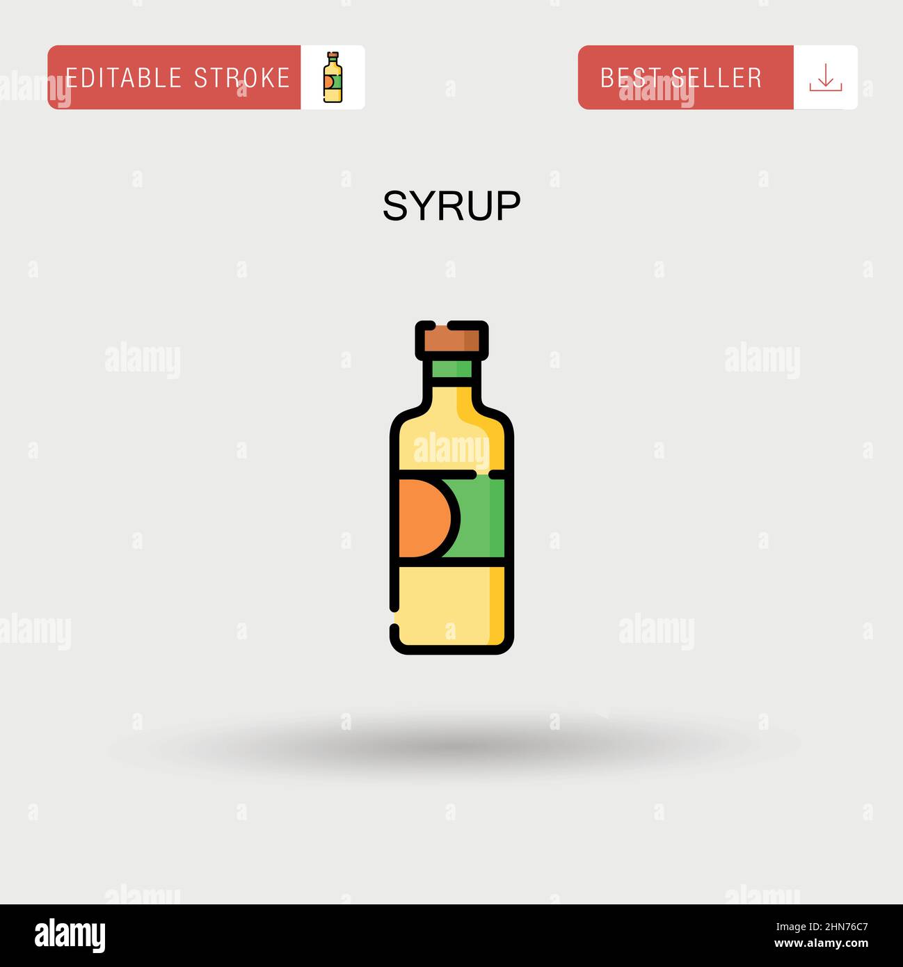 Golden syrup background Stock Vector Images - Alamy