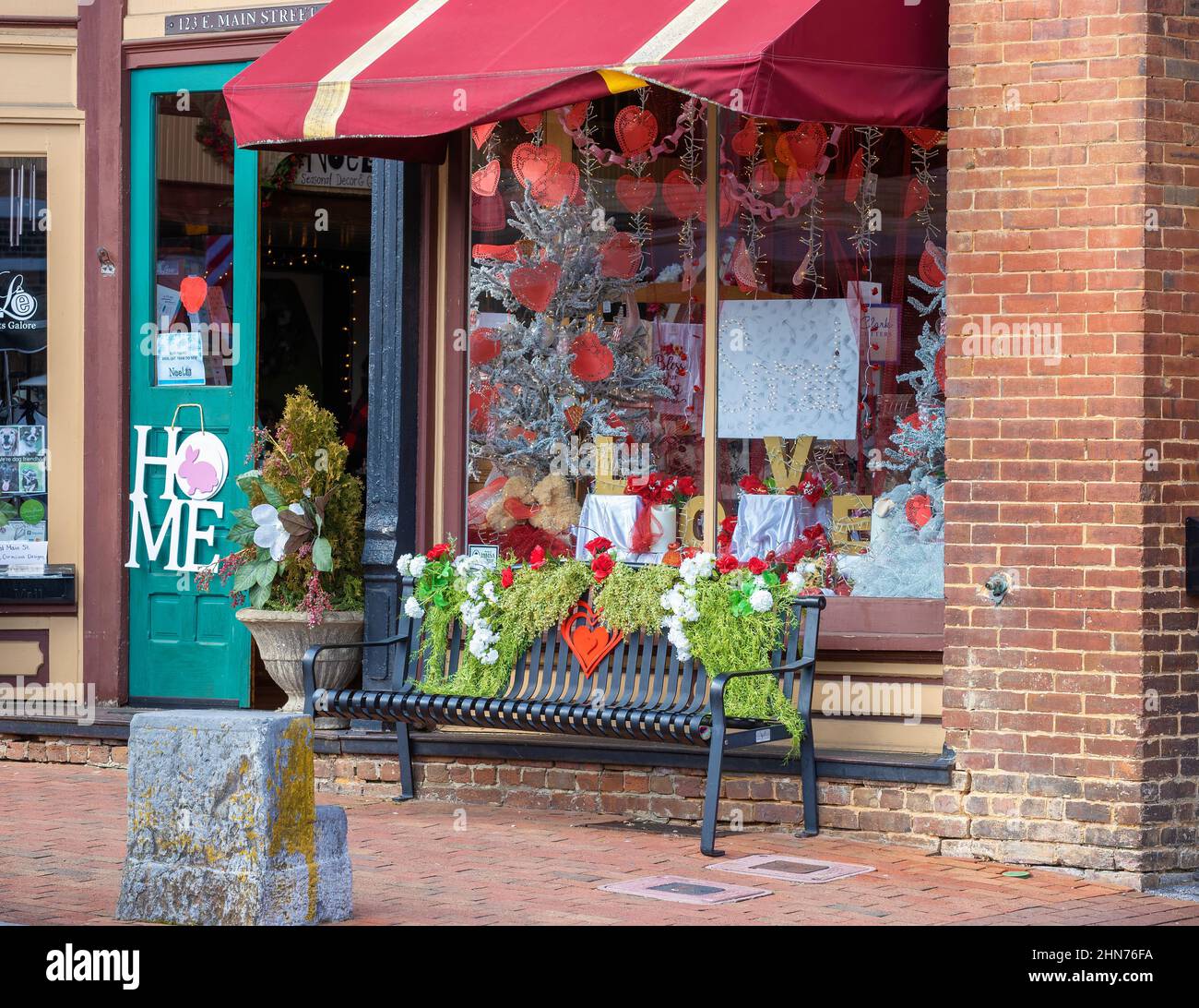 Jonesborough, Tennessee, USA - February 12, 2022: he oldest town in ...