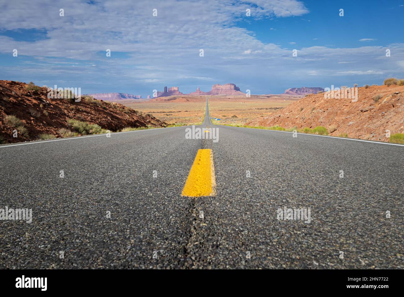The Road to Monument Valley Stock Photo - Alamy