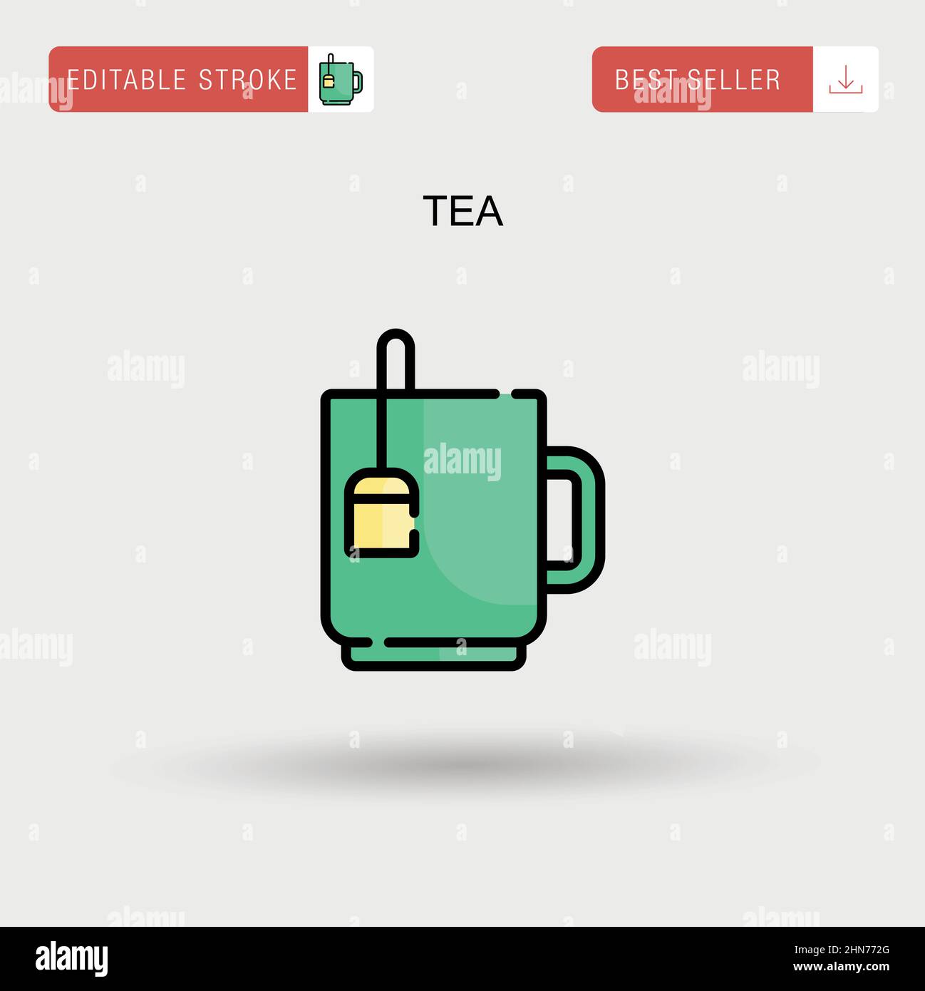 White tea rose flower Stock Vector Images - Alamy