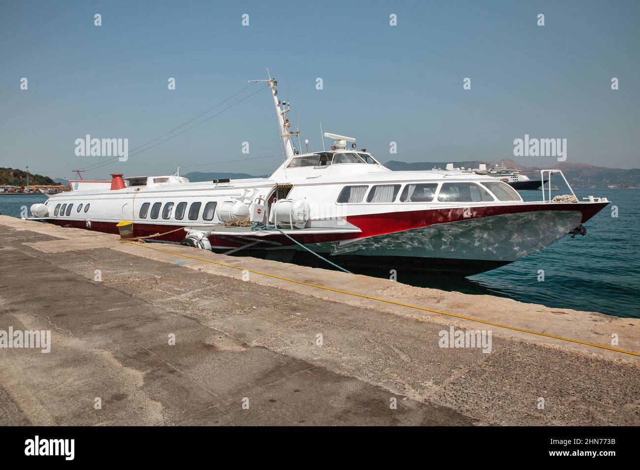 Greek island hydrofoil hi-res stock photography and images - Alamy