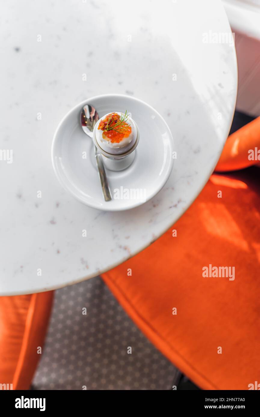 Orange chairs hi-res stock photography and images - Alamy