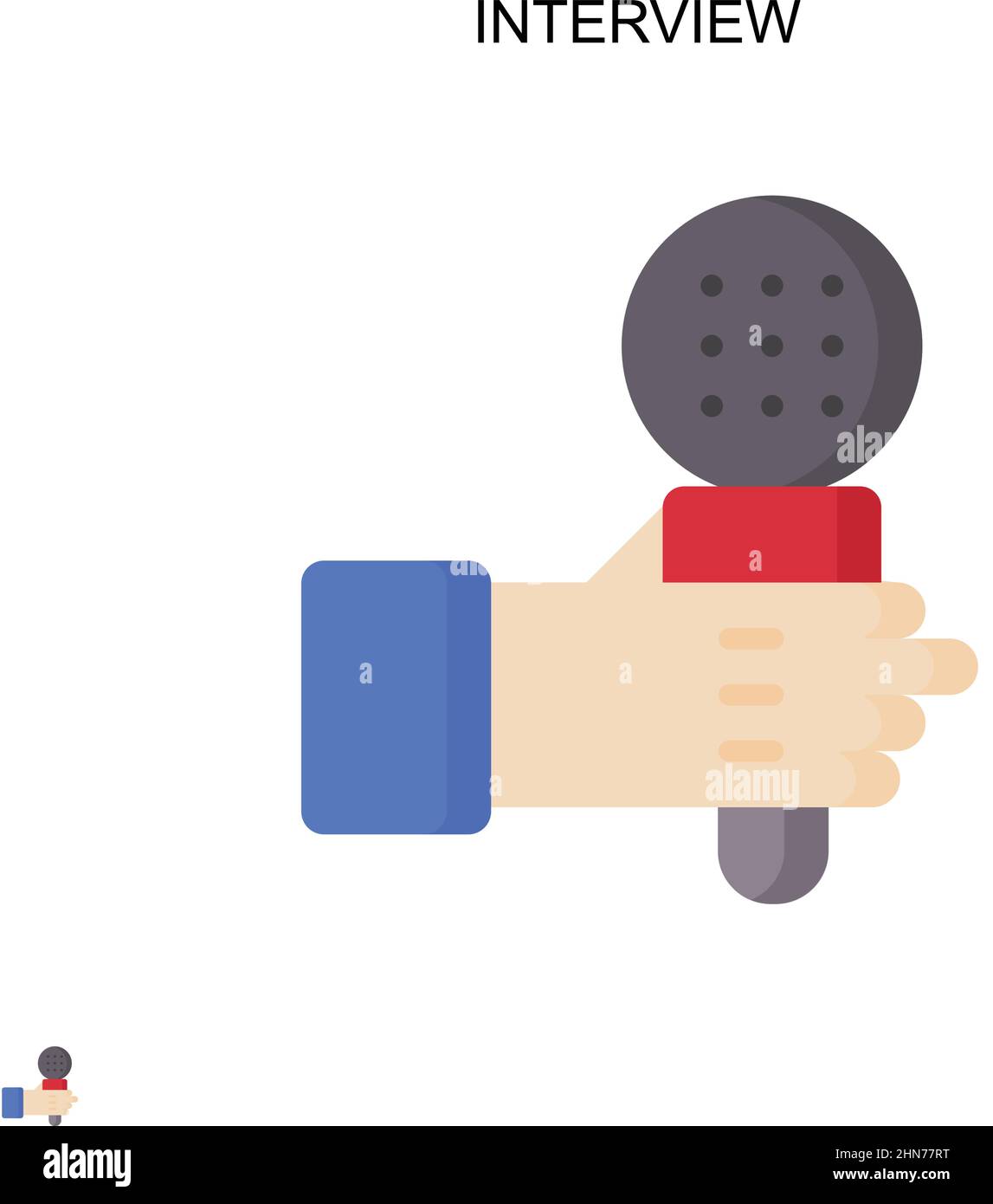 Interview symbol hi-res stock photography and images - Alamy