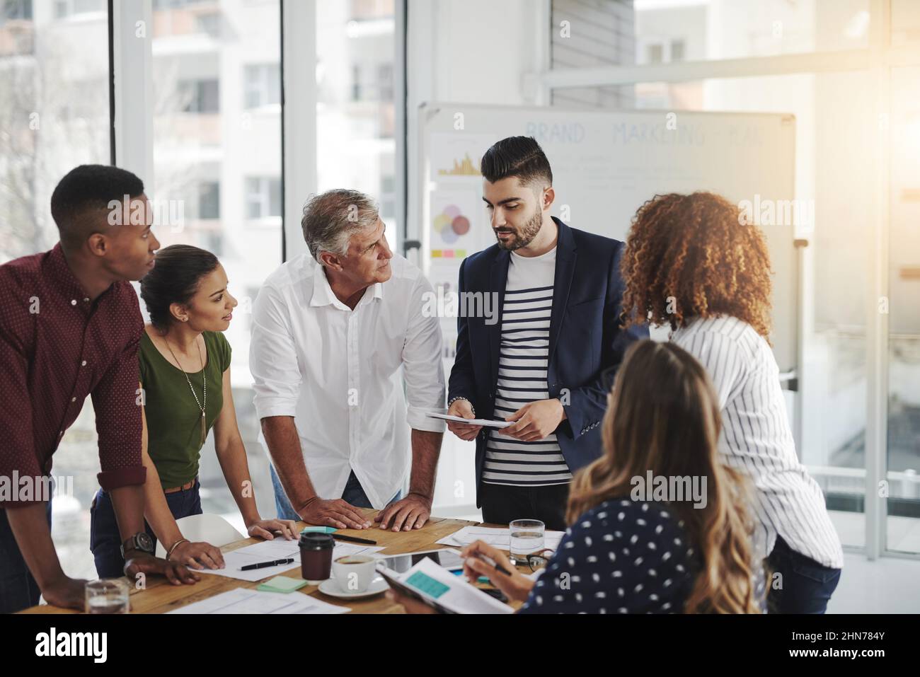 Together we can create something spectacular. Shot of creative ...