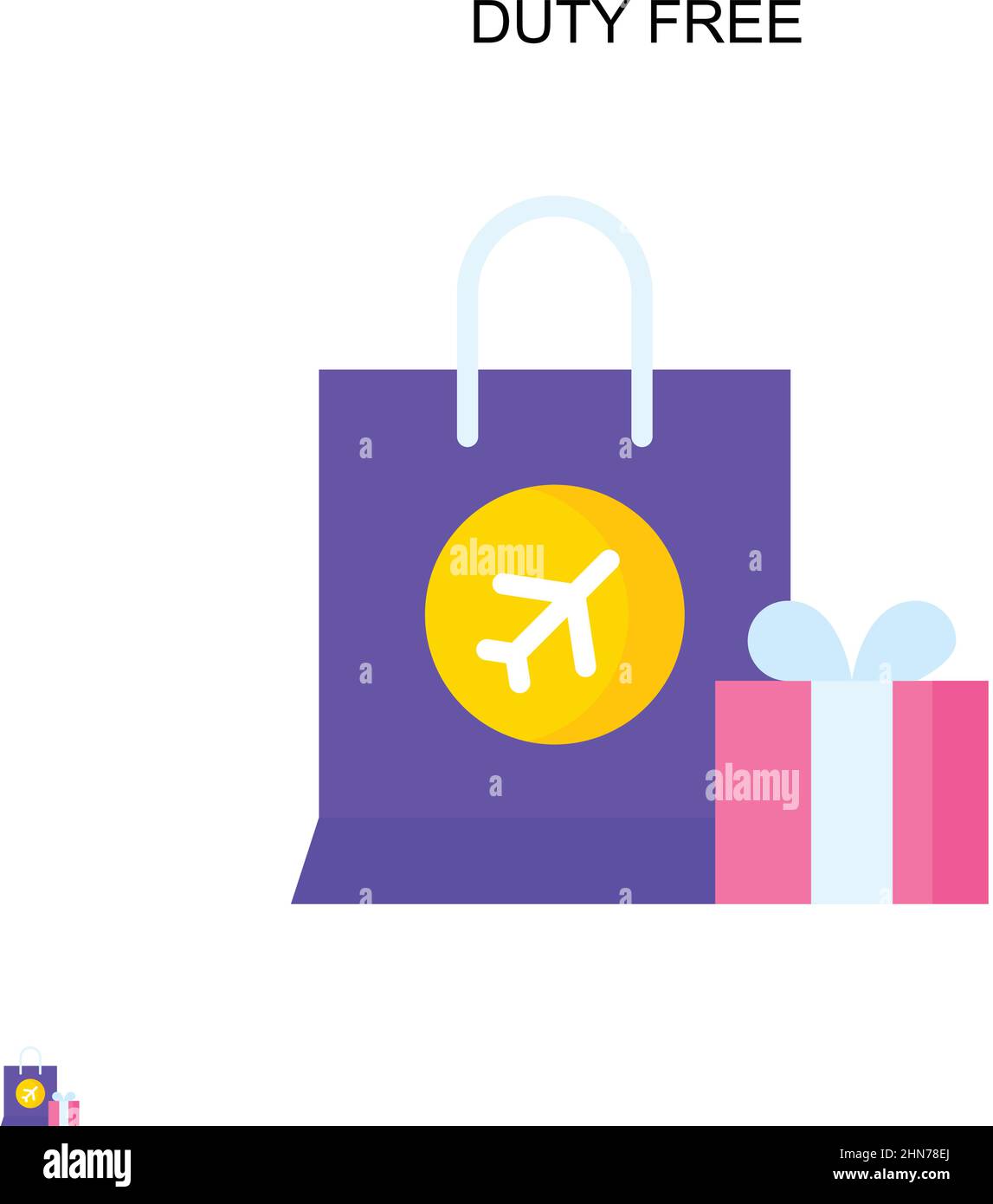 Duty free shopping Stock Vector Images - Alamy