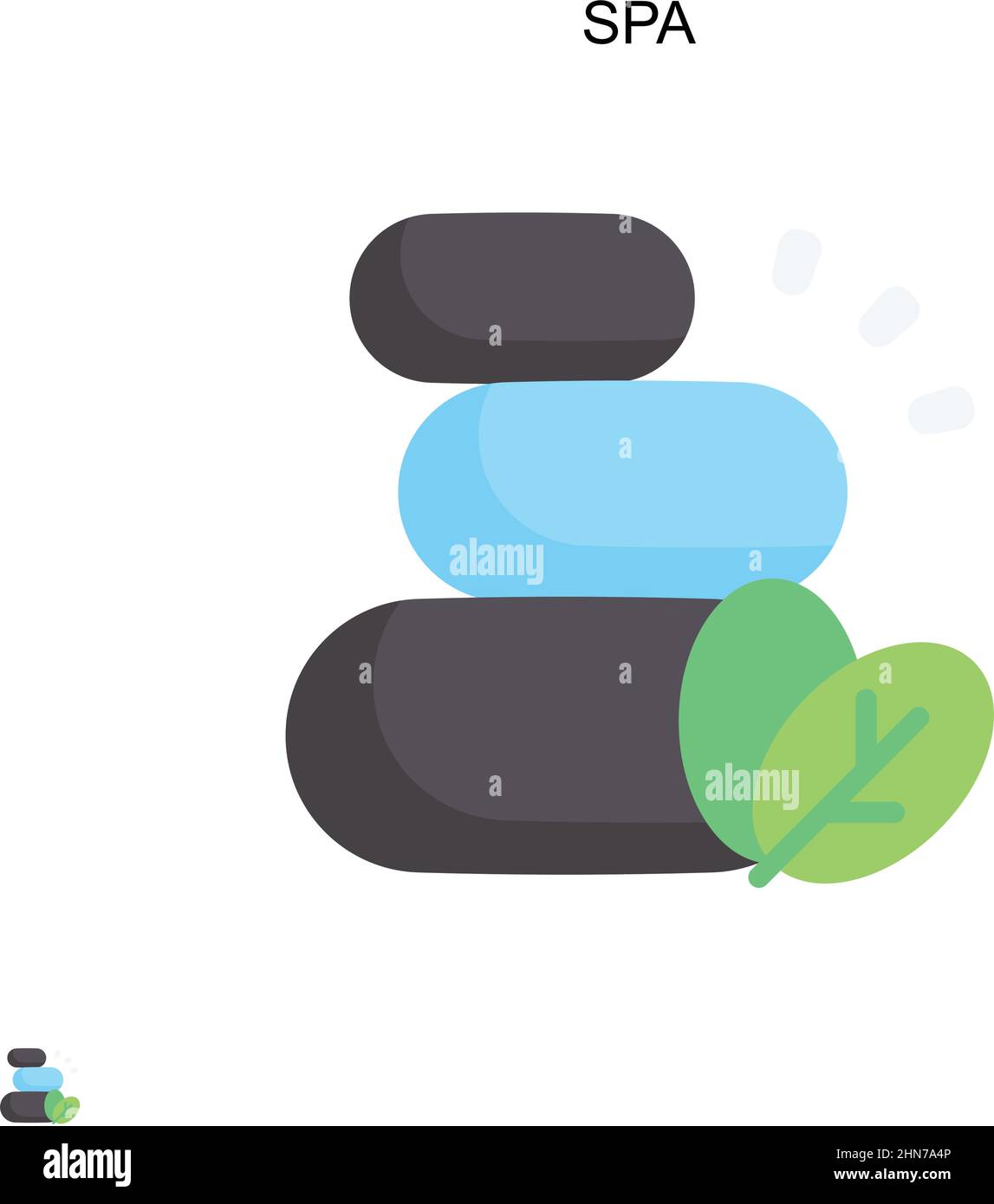 Luxury spa resort Stock Vector Images - Alamy