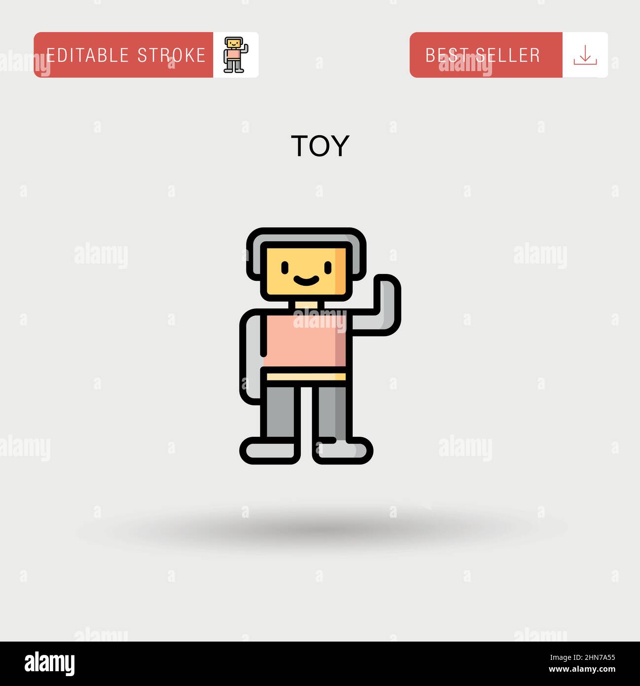 Toy Simple vector icon Stock Vector Image & Art - Alamy