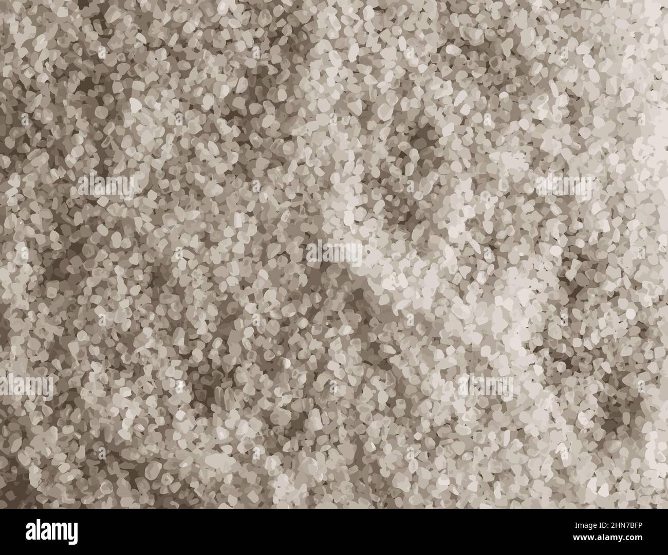 Realistic illustration of coarsely ground salt background. Close-up ...