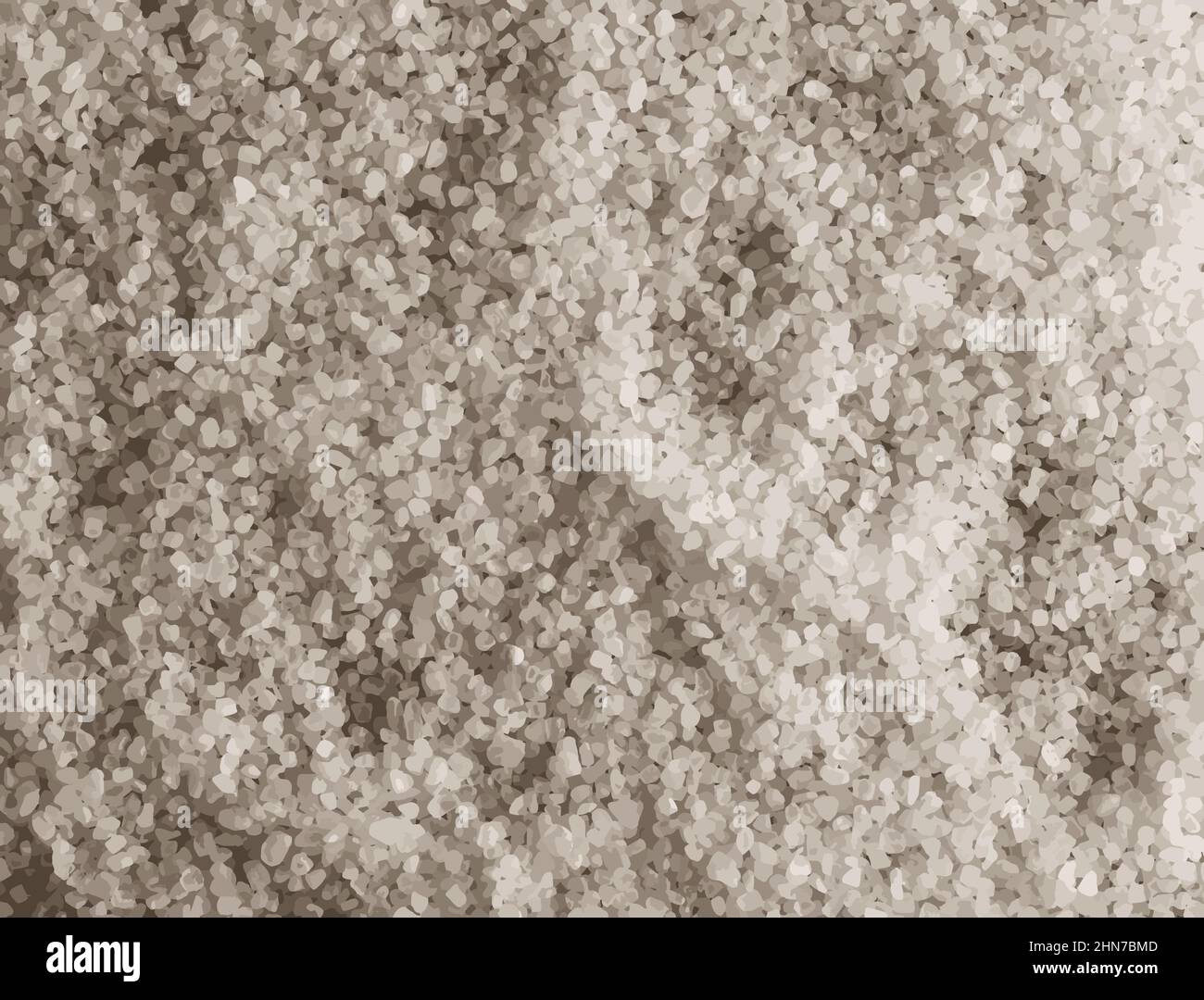 Realistic illustration of coarsely ground salt background. Close-up ...