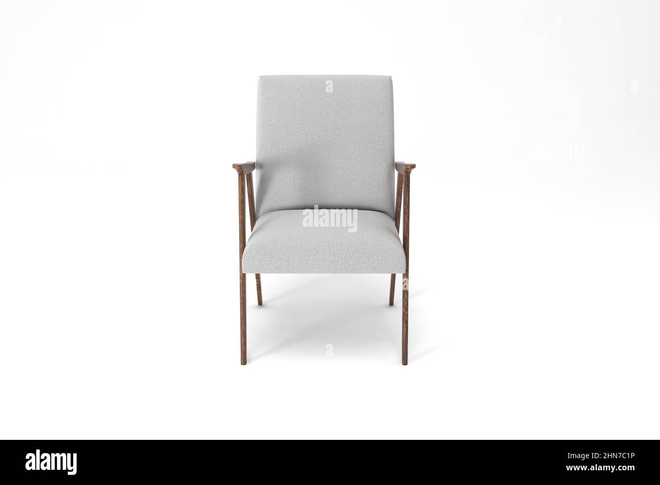 3D rendered chair isolated on a white background Stock Photo - Alamy