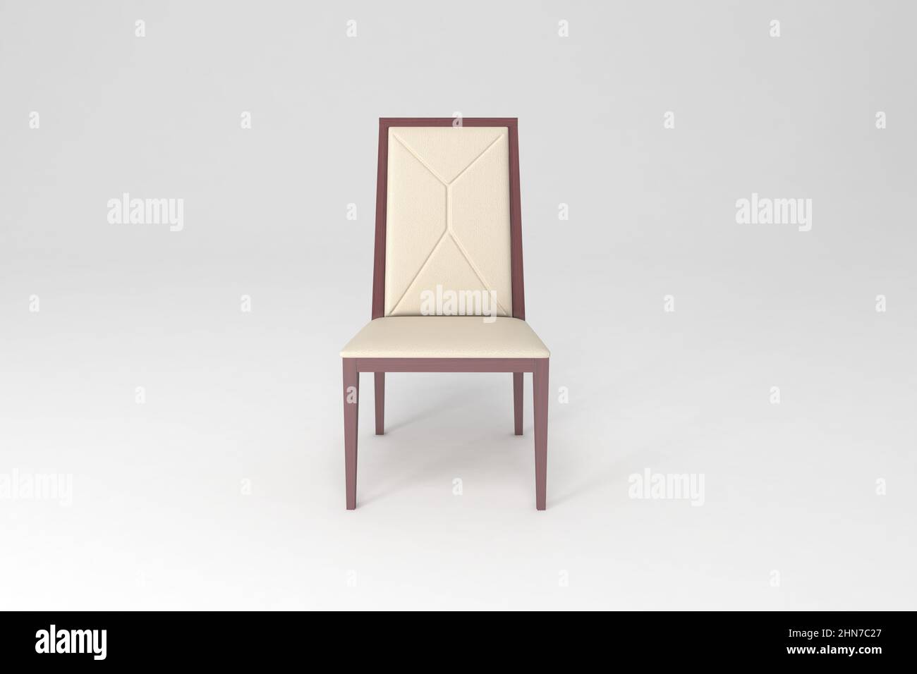 3D rendered chair isolated on a white background Stock Photo - Alamy