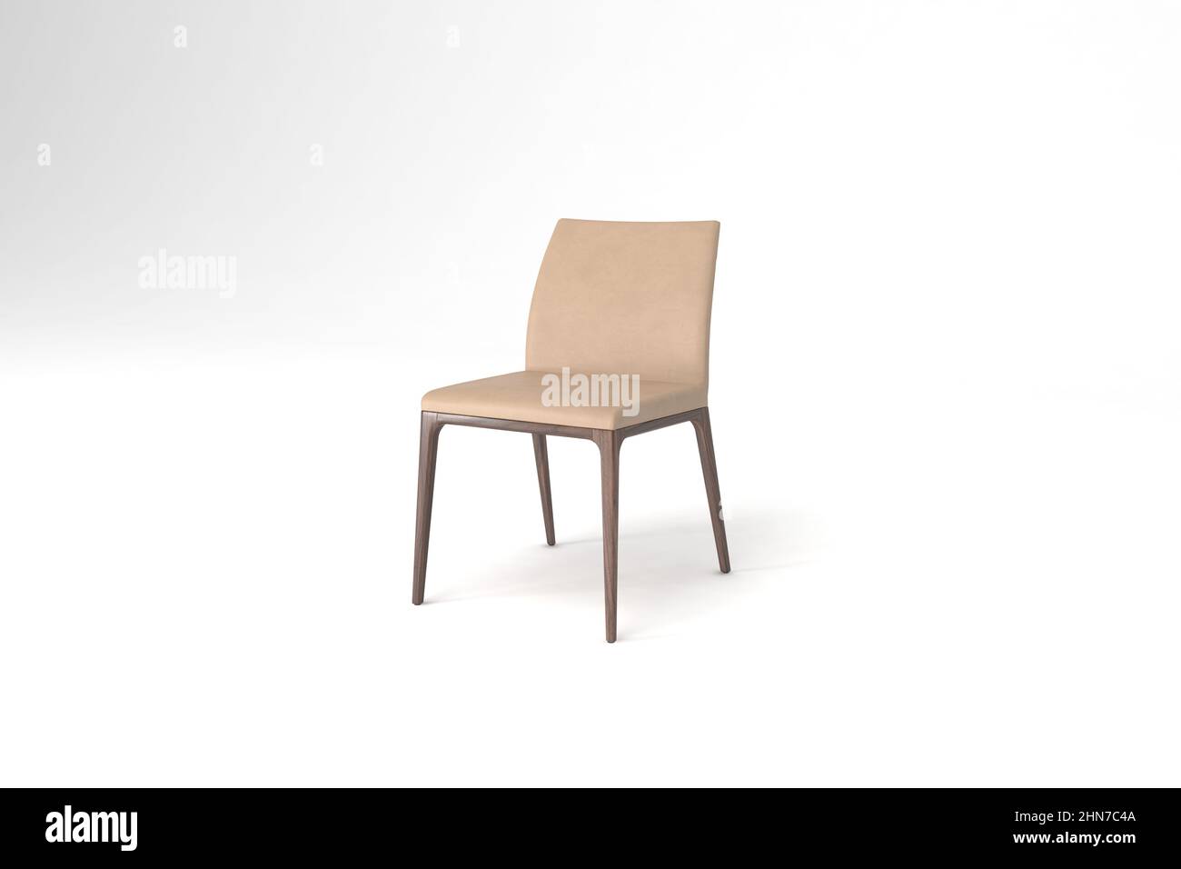 3D rendered chair isolated on a white background Stock Photo - Alamy