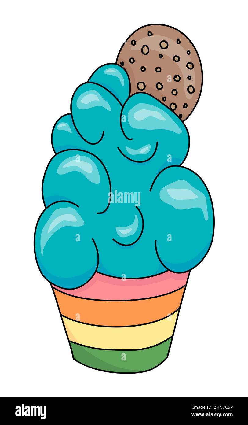 Birthday food party illustrator hi-res stock photography and images - Alamy