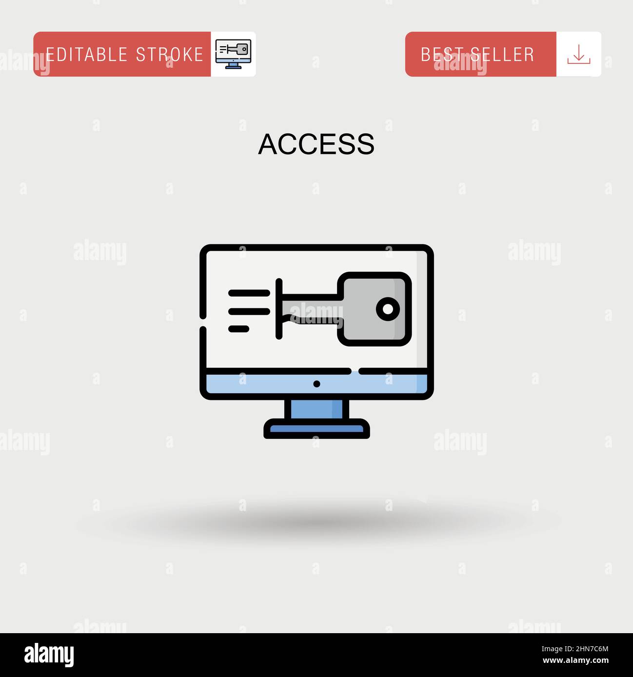 Access Simple vector icon Stock Vector Image & Art - Alamy