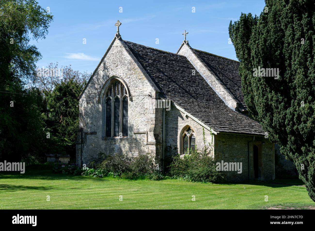 Church of St Swithin, Quenington, Gloucestershire Stock Photo - Alamy
