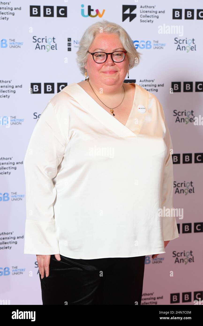 London, UK. 14 February 2022. Lisa Holdsworth attending The Writers ...