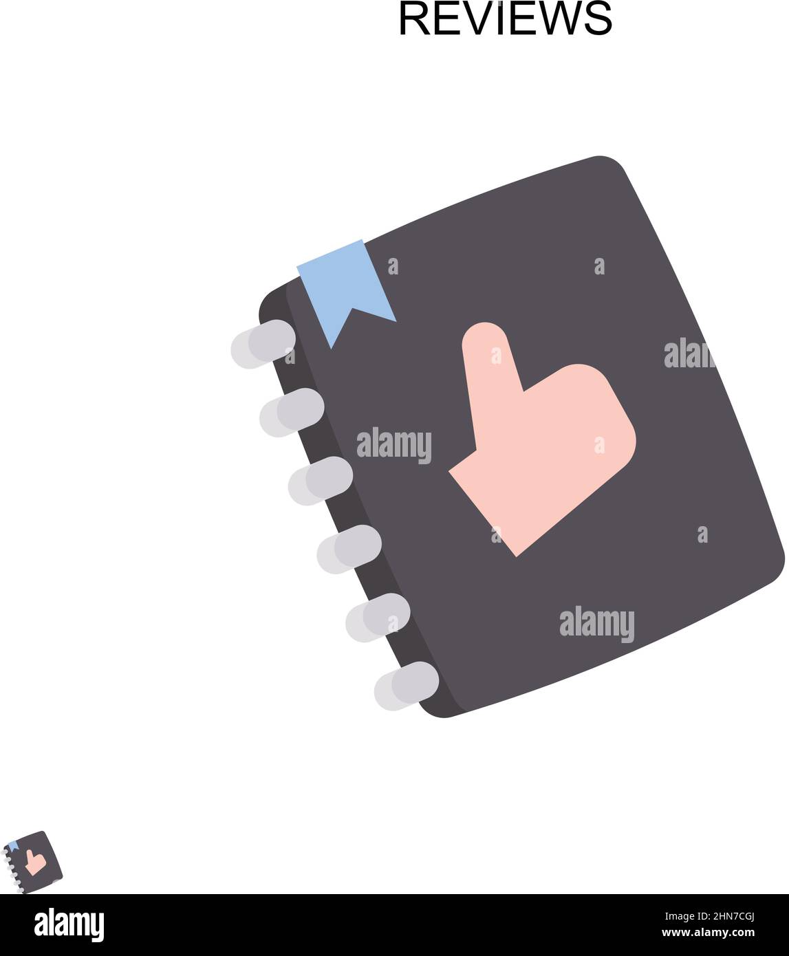 Reviews Simple vector icon. Illustration symbol design template for web ...