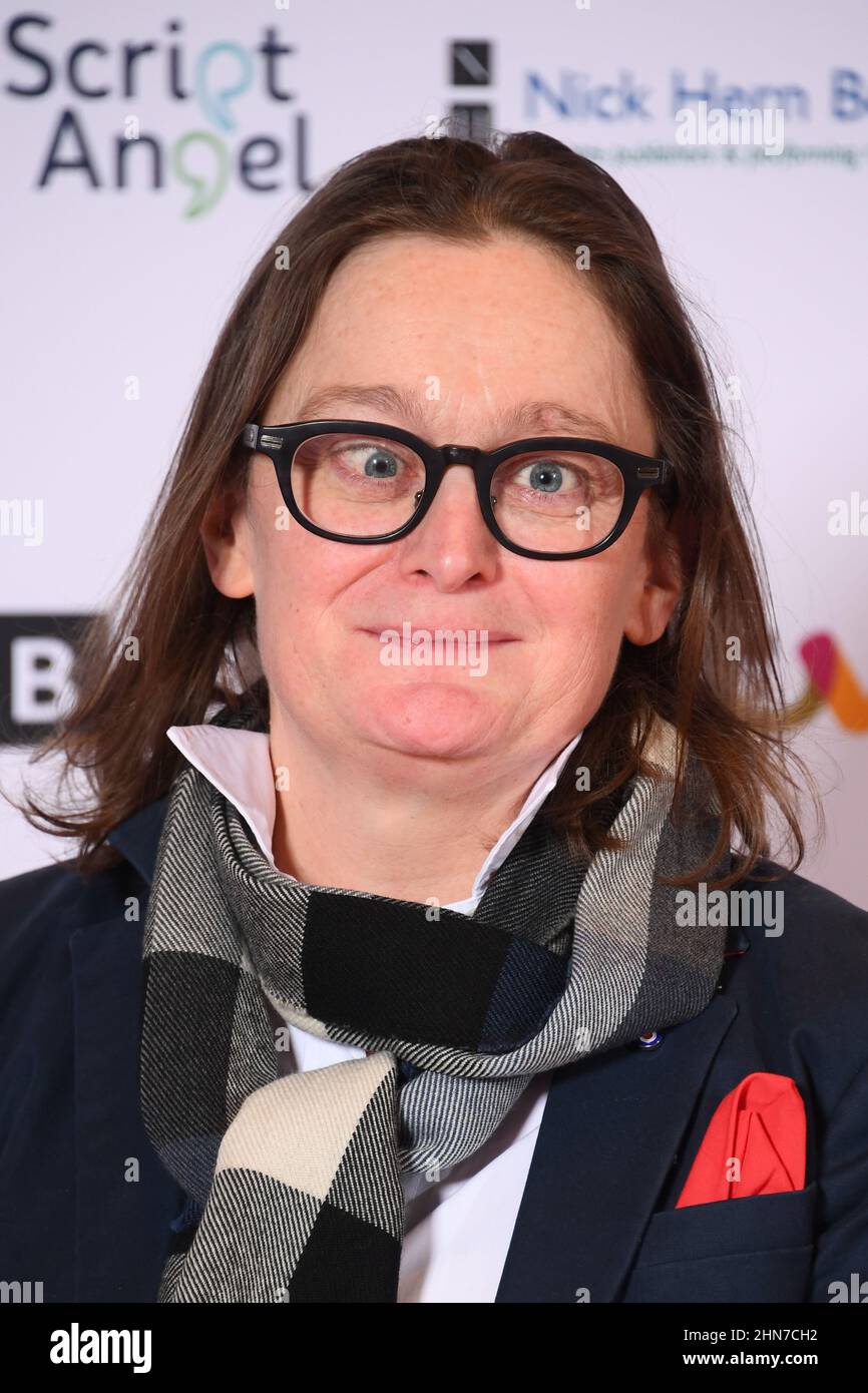 London, UK. 14 February 2022. Sonya Kelly attending The Writers' Guild ...