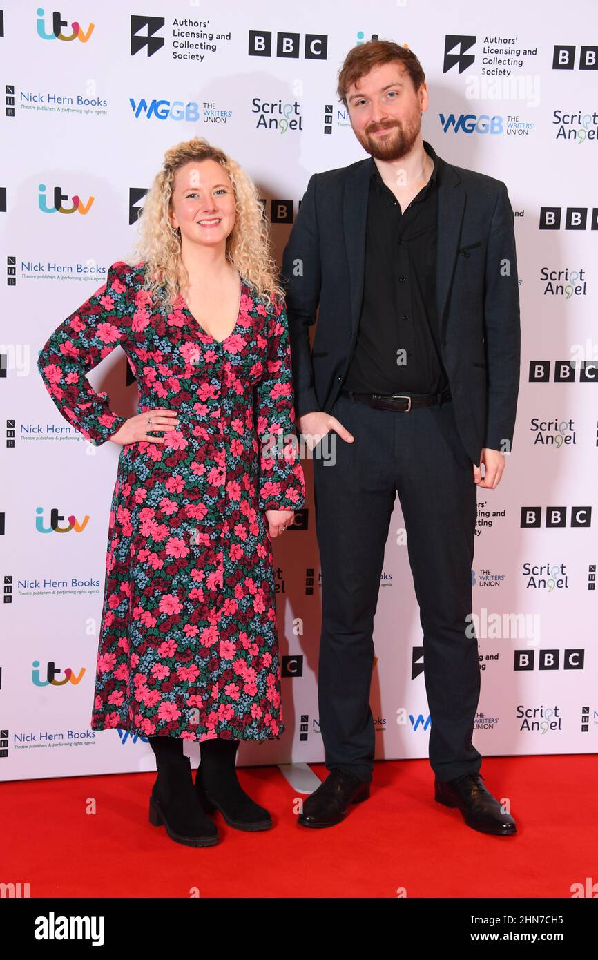 London, UK. 14 February 2022. Freya Catrin Smith and Jack Williams ...