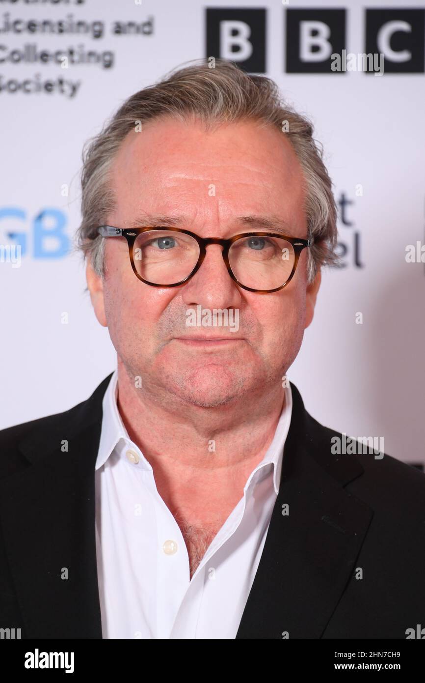 London, UK. 14 February 2022. Neil Pearson attending The Writers' Guild ...