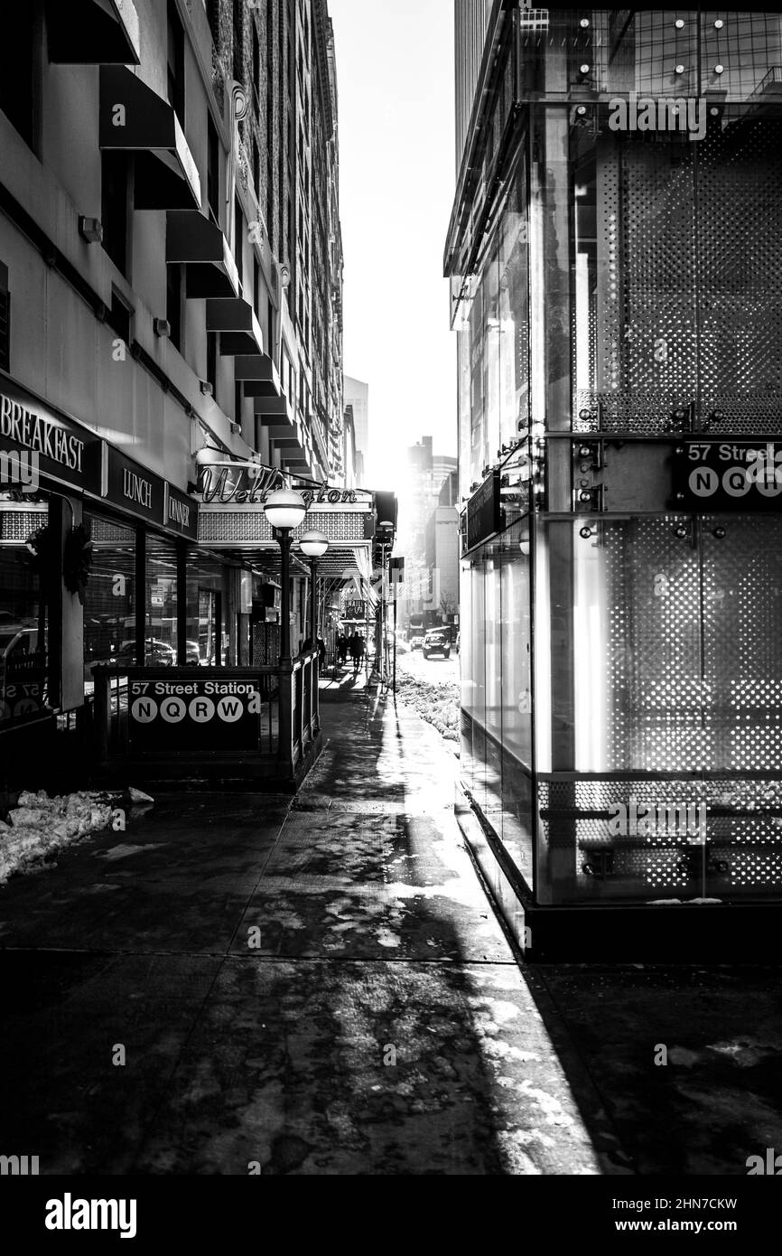 Nyc subway train Black and White Stock Photos & Images - Alamy