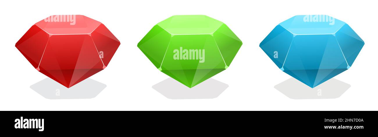 Gems. Vector illustration Stock Vector Image & Art - Alamy