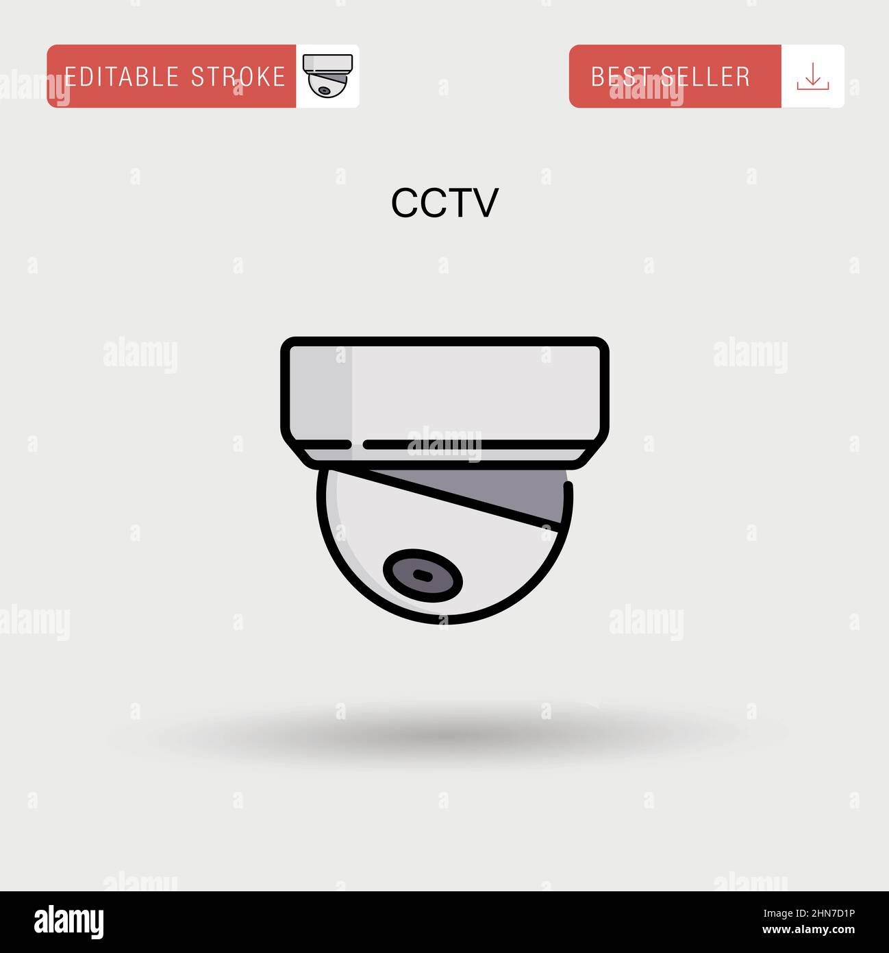 Cctv Simple vector icon Stock Vector Image & Art - Alamy