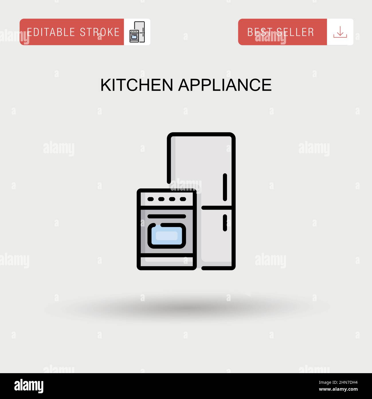 Kitchen appliance Simple vector icon Stock Vector Image & Art - Alamy