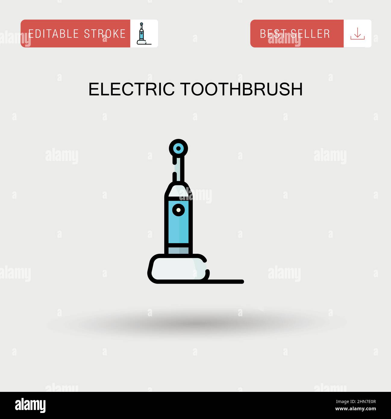 Dental electric toothbrush icon hi-res stock photography and images - Alamy