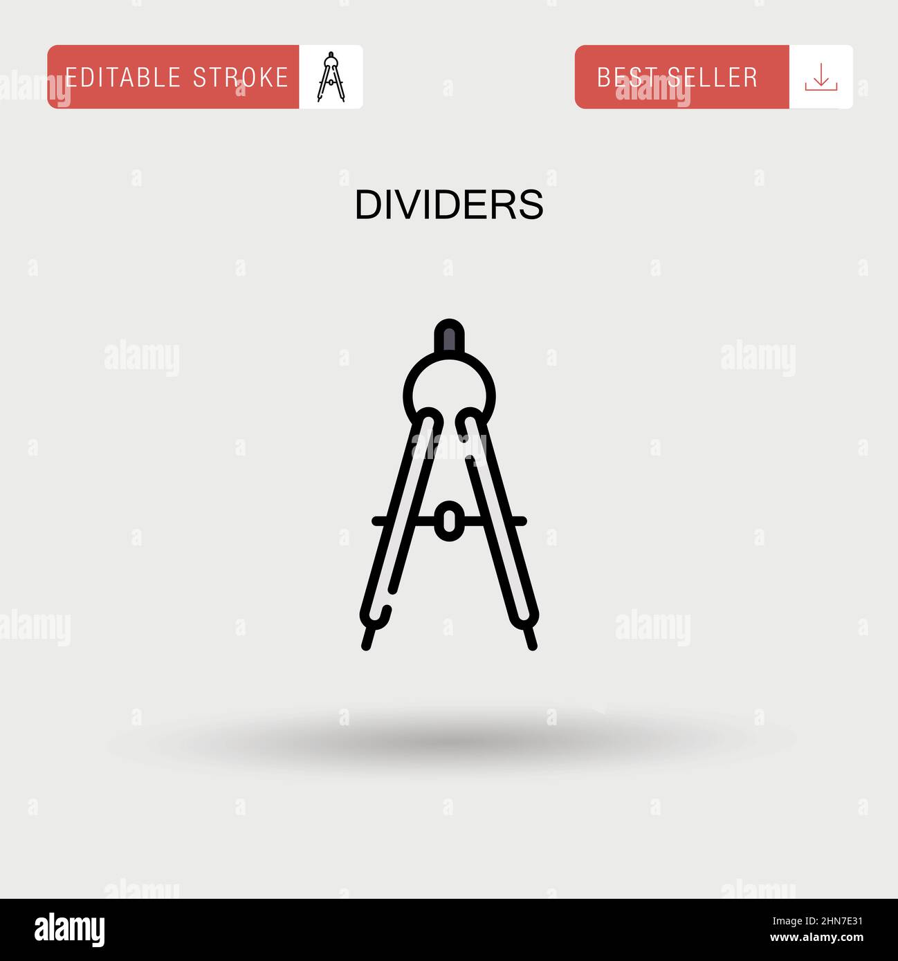 Dividers icon hi-res stock photography and images - Alamy