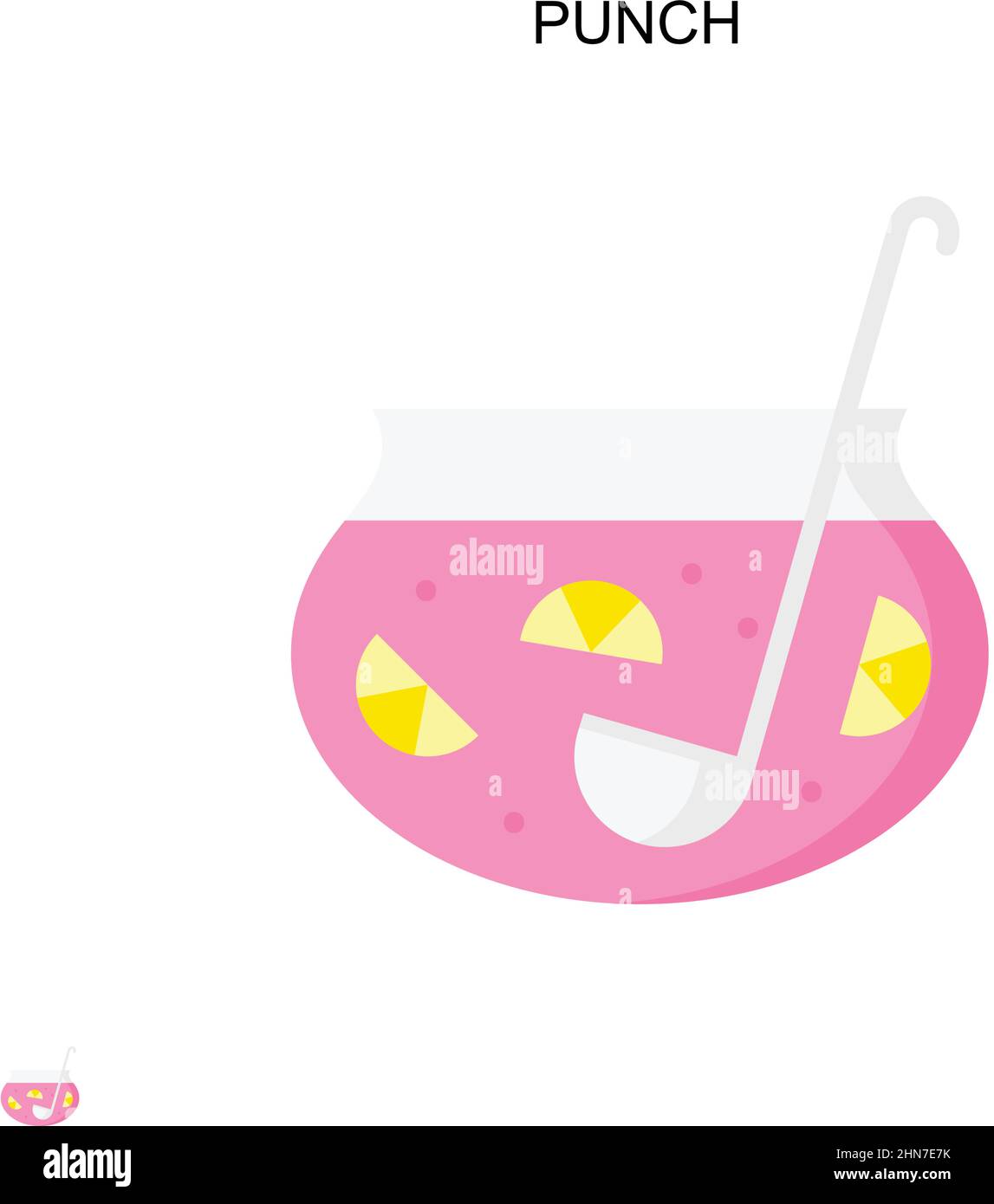 Punch Simple vector icon. Illustration symbol design template for web ...