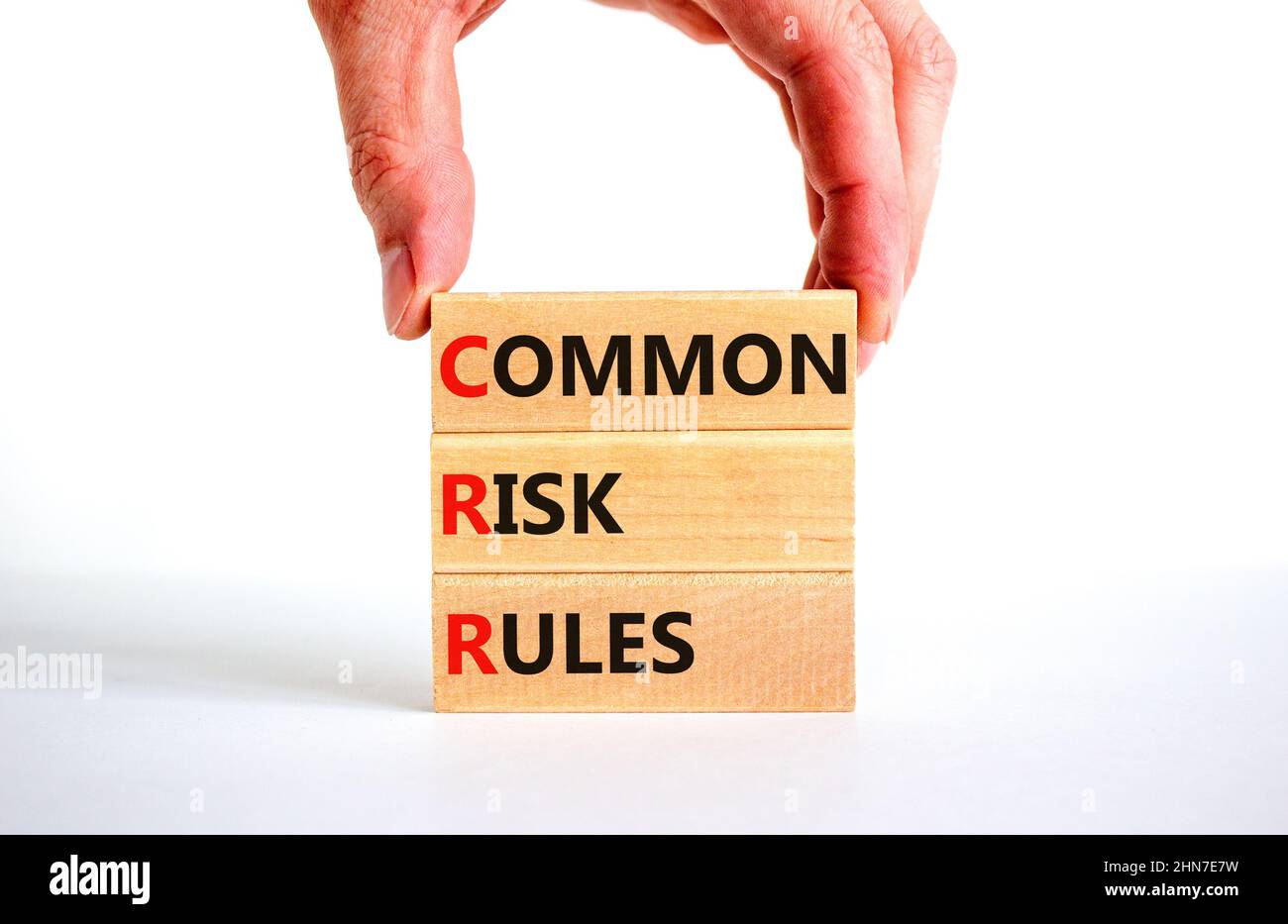 CRR common risk rules symbol. Concept words CRR common risk rules on ...