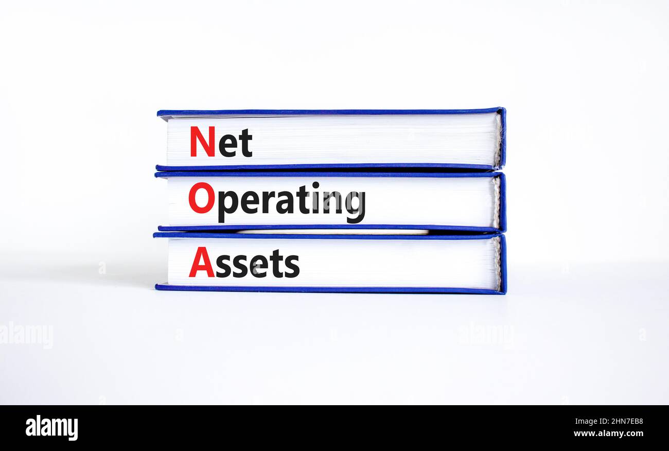 NOA net operating assets symbol. Concept words NOA net operating assets ...