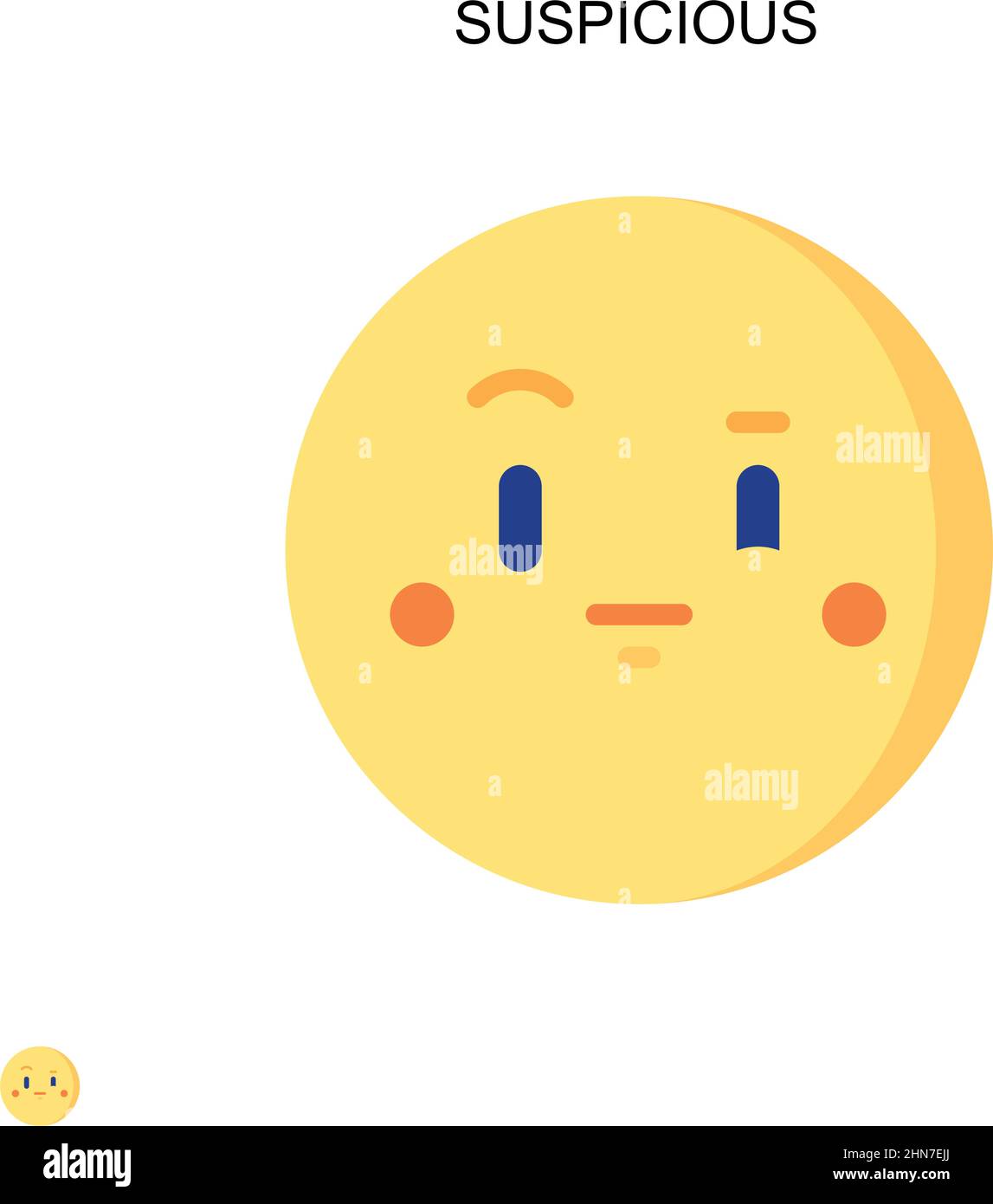 Serious portrait watching Stock Vector Images - Alamy