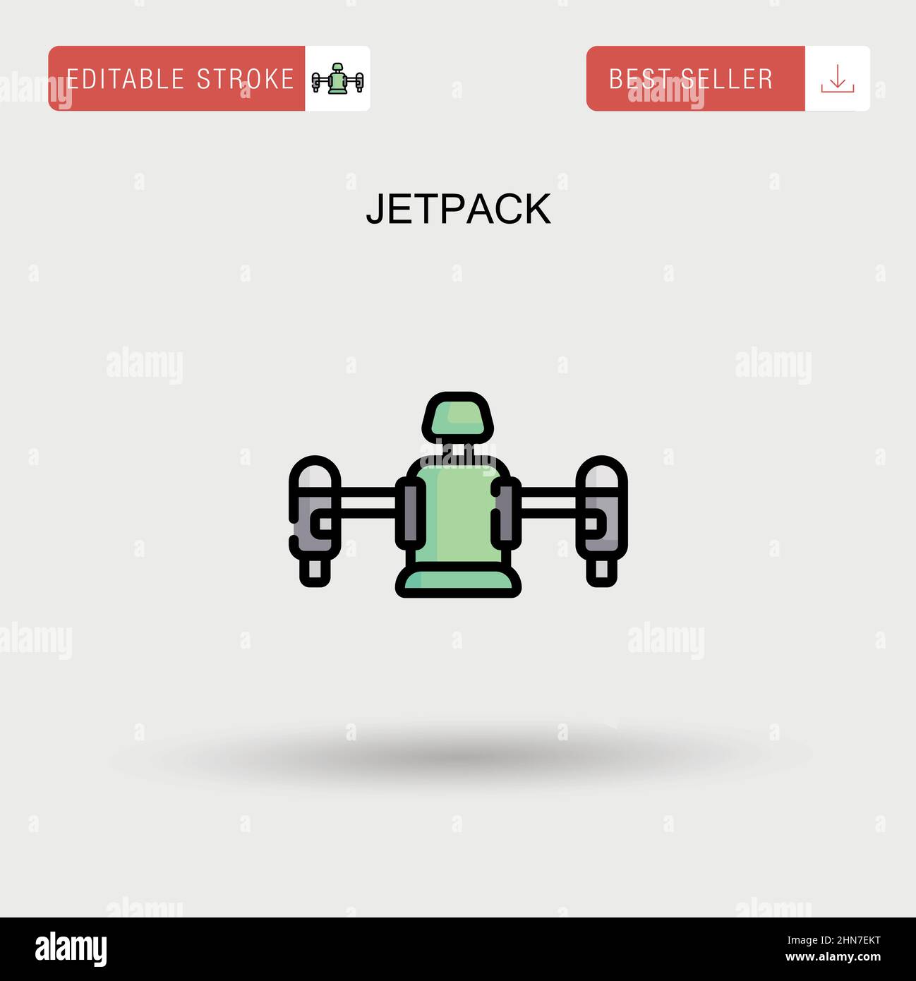 Jetpack Simple vector icon Stock Vector Image & Art - Alamy