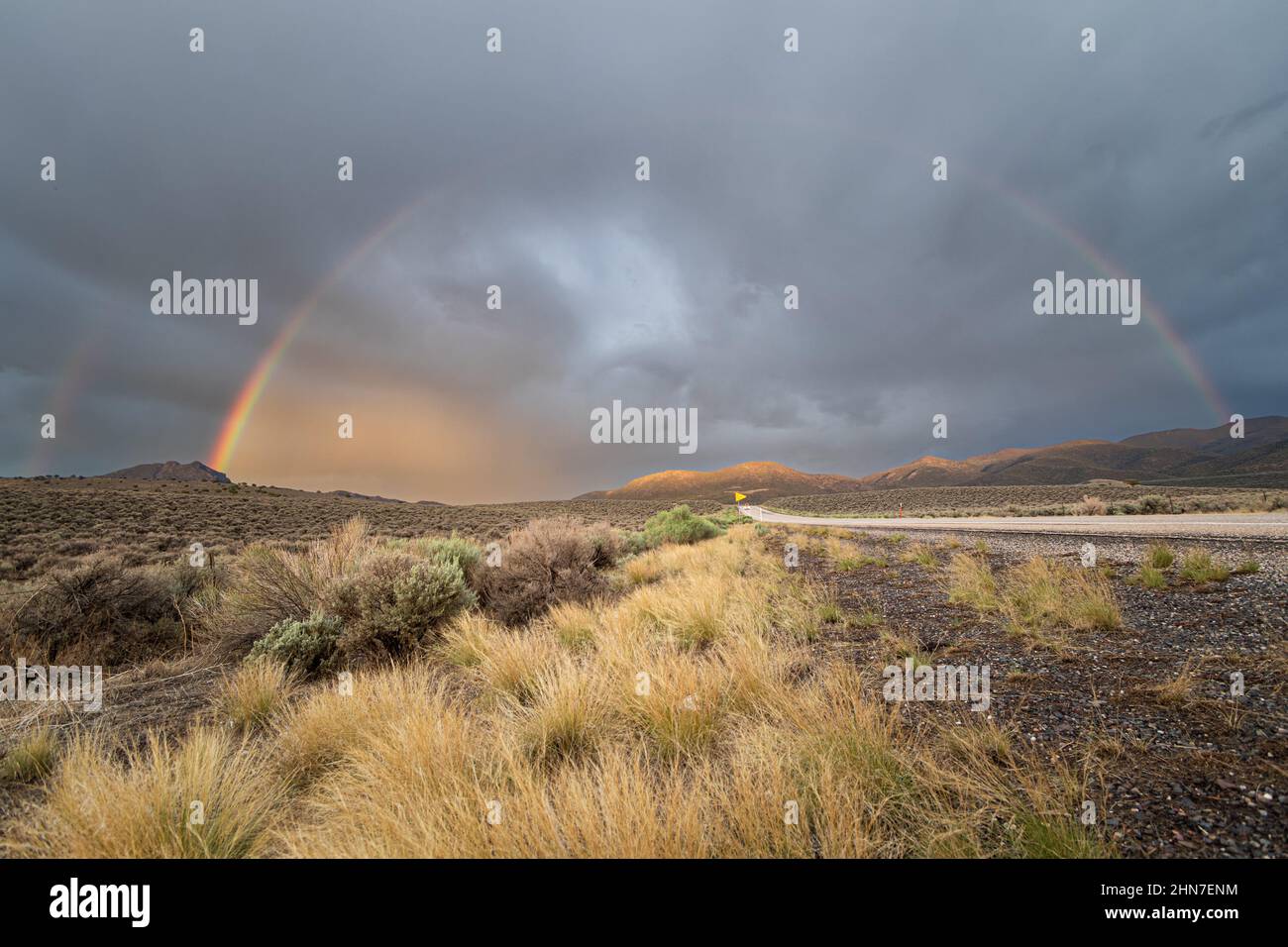 Rainbow nature landscape hi-res stock photography and images - Alamy