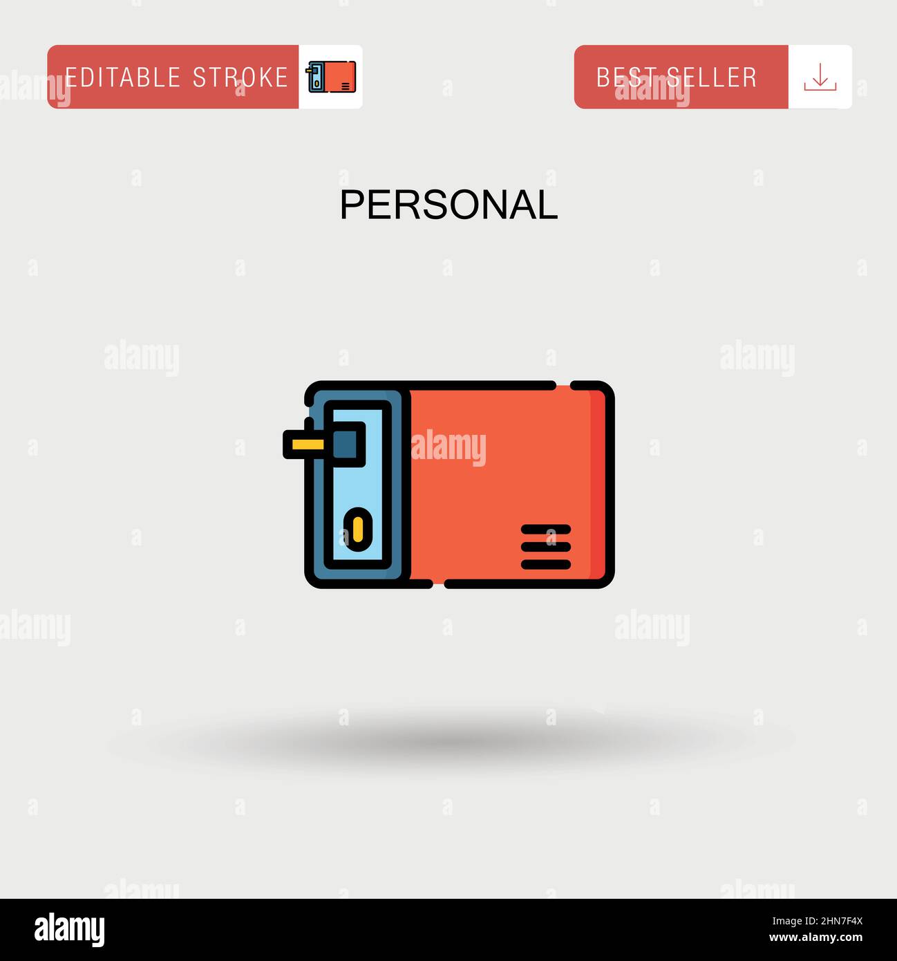 Personal Simple vector icon Stock Vector Image & Art - Alamy