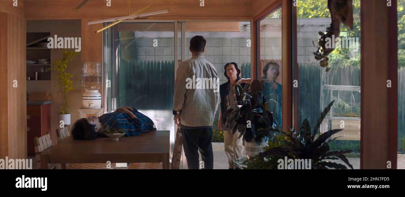 AFTER YANG, from left: Justin H. Min, Colin Farrell, Clifton Collins Jr ...